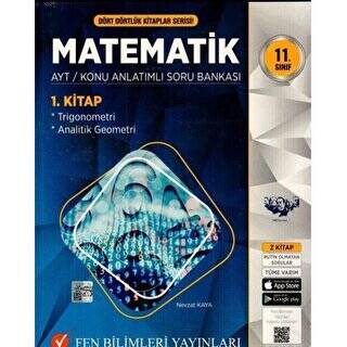 Fen Bilimleri Yayınları 2021 11. Sınıf Dört Dörtlük Kitaplar Serisi Matematik AYT Konu Anlatımlı ...