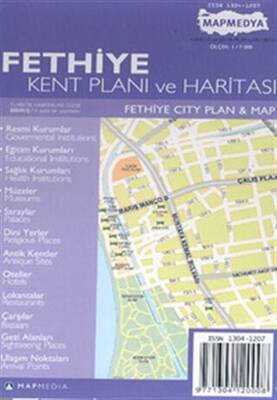 Fethiye Kent Planı ve Haritası Fethiye City Plan & Map - - Fiyat ...